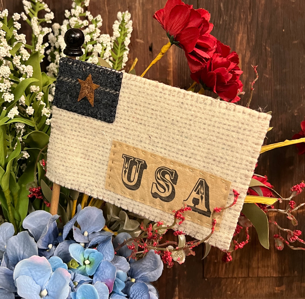 PB-170F "USA" Wool Flag on Dowel – Circa Home Living