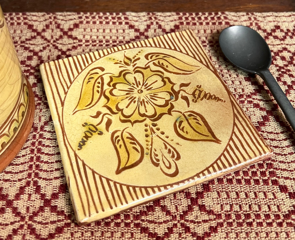 SE-199 Redware Trivet Tile – Circa Home Living