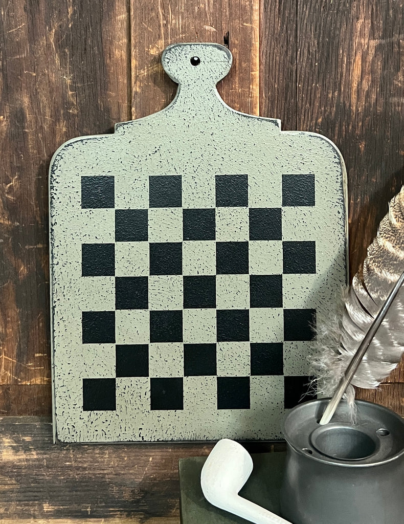 PEN-19P Hanging Checker Board - Pewter over Black – Circa Home Living