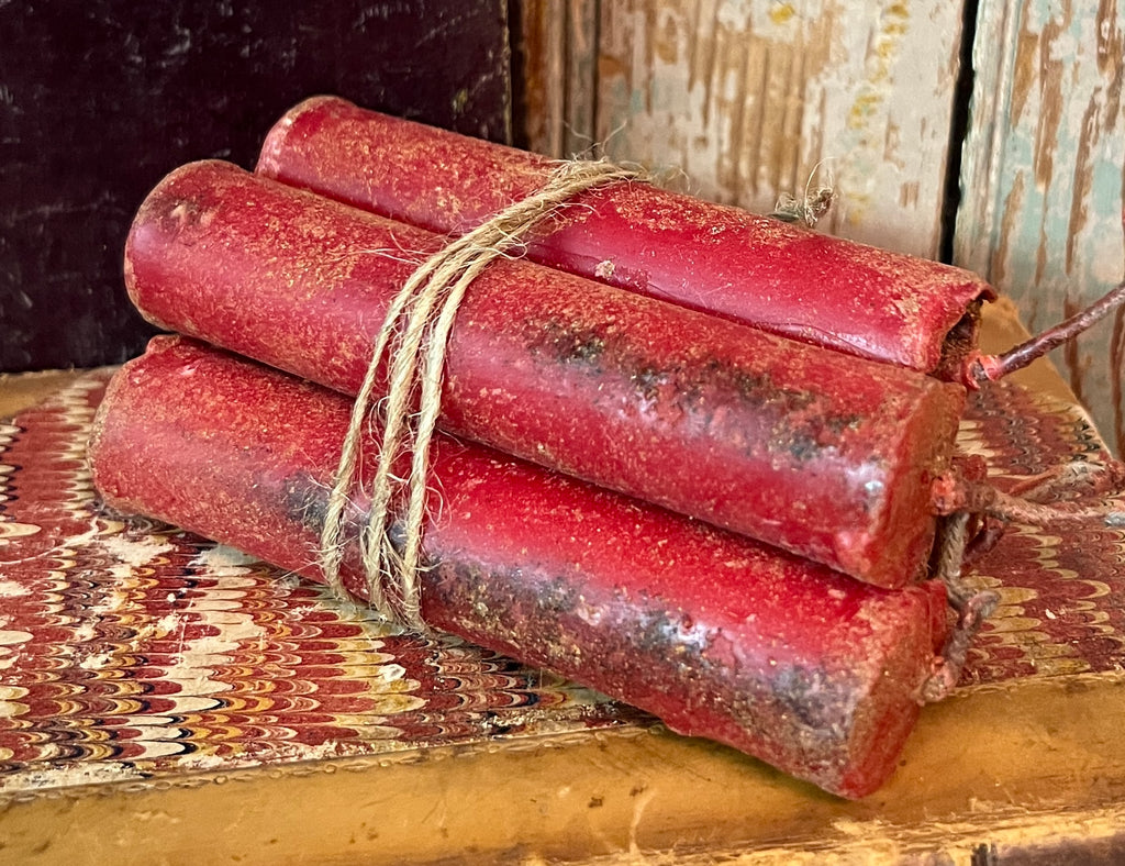 BB-TC-R Red Tavern Candles [Set of 4] – Circa Home Living