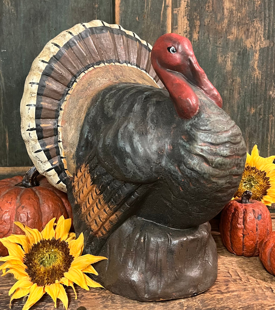 RA-161 Large Paper Mache Turkey – Circa Home Living