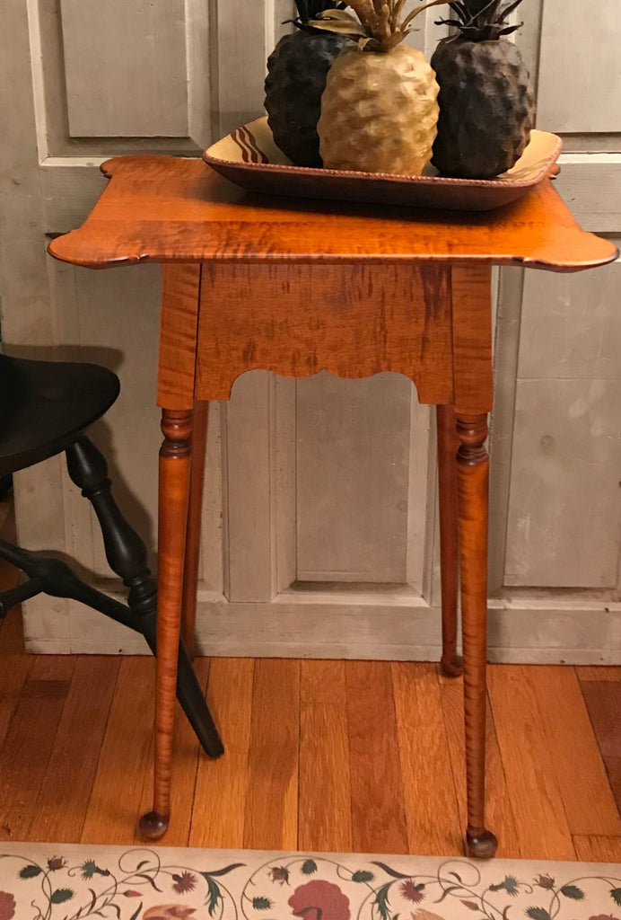 QW-PQA-1 Traditional Porringer Table with Decorative Top – Circa Home ...