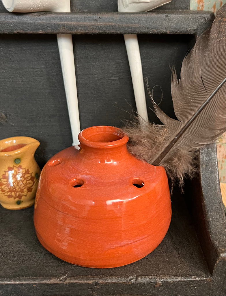 NV-RIW Redware Inkwell – Circa Home Living